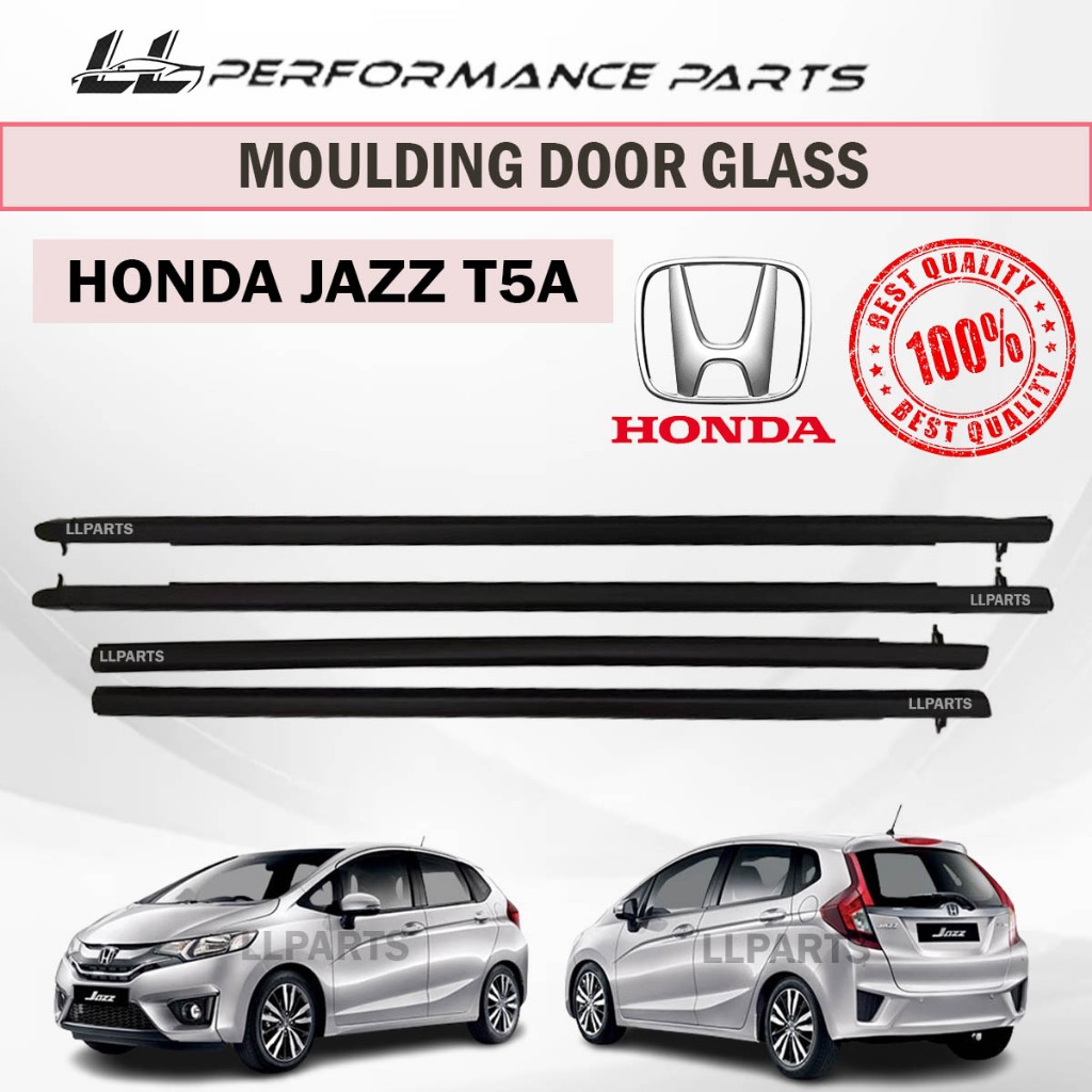 Original Honda Jazz T5A GK5 2014-2020 Black Door Glass Moulding Lining ...