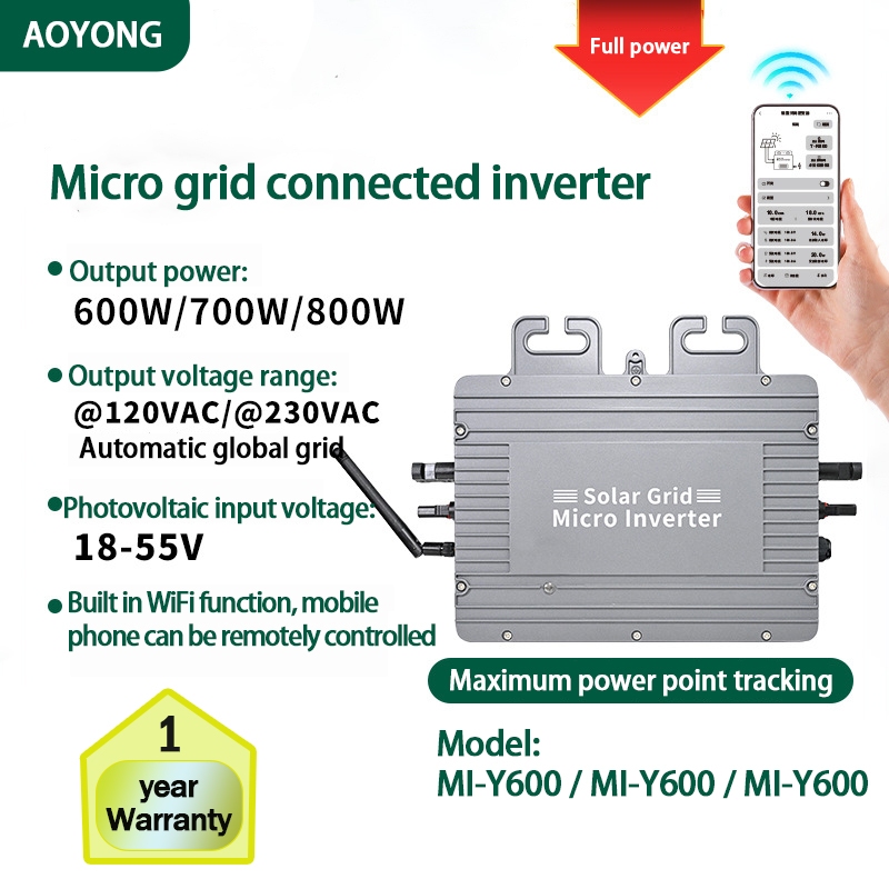 Solar Inverter Solar Power inverter 800W Pure Sine Wave Inverter MPPT ...