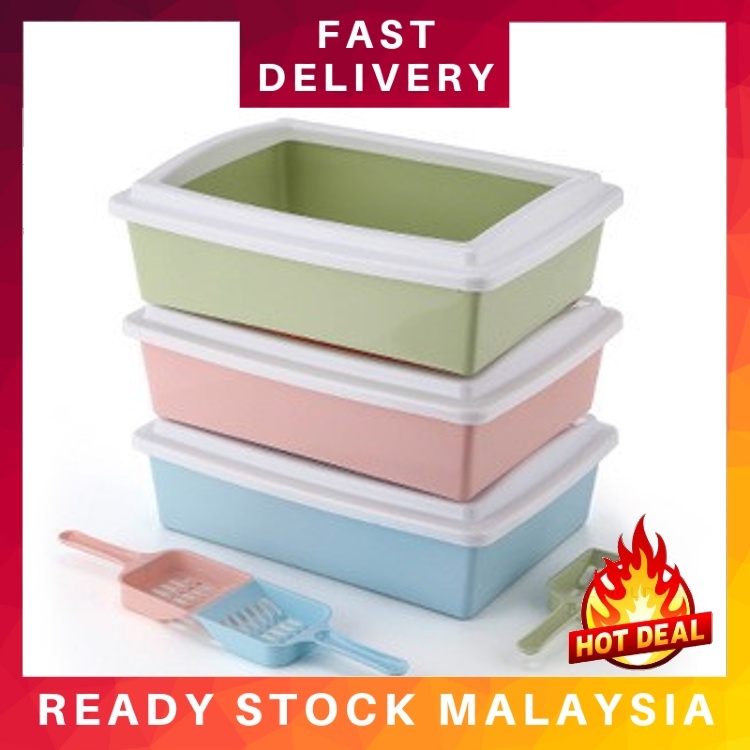 Cat Litter box / Bekas pasir kucing 猫砂盆 猫咪清洁器 | Shopee Malaysia