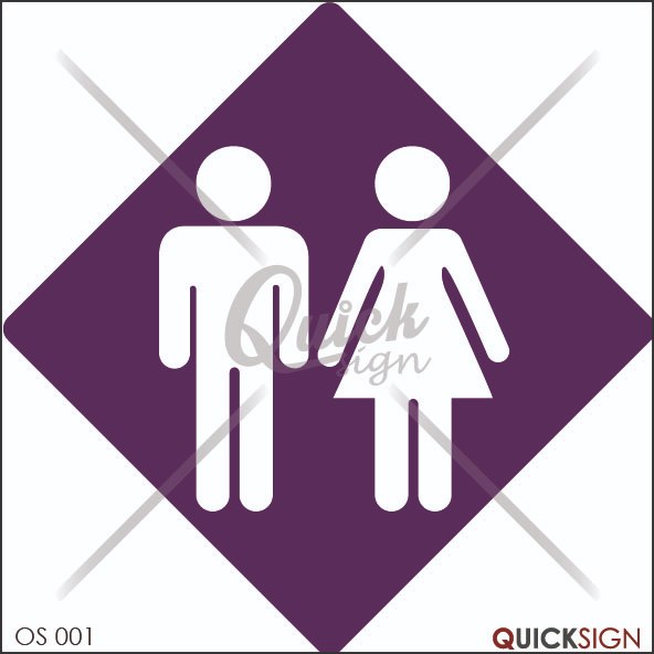 Door Sign | Surau Sign | OKU Sign | Toilet Sign | Restroom Male Female ...