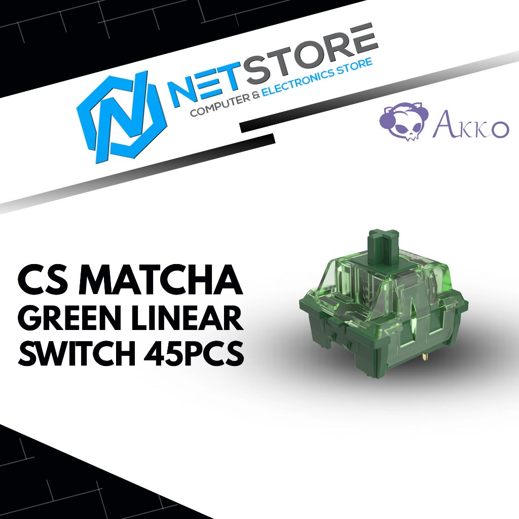 AKKO CS MATCHA GREEN LINEAR SWITCH 45PCS- 6925758609333 | Shopee Malaysia