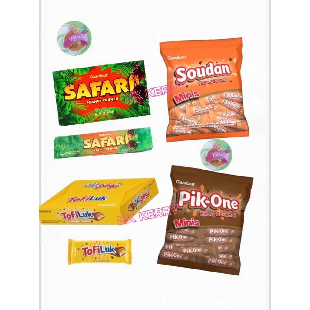 (TOFILUK 33gx12'S/SAFARI PEANUT CRUNCH 34gX12'S)/(PIK-ONE CHEWY CARAMEL ...