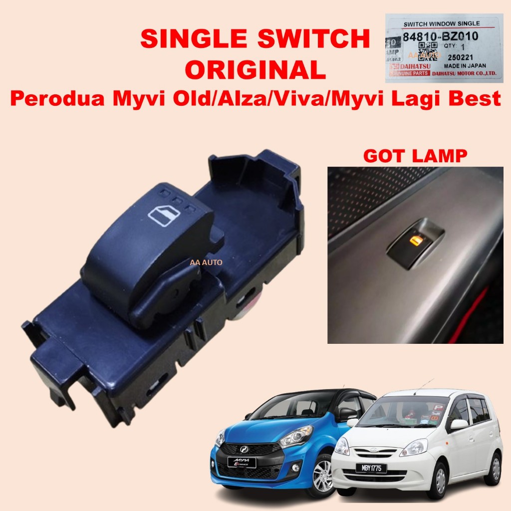 ORI Perodua Myvi Old/Alza/Viva/Myvi Lagi Best Power Window Single ...
