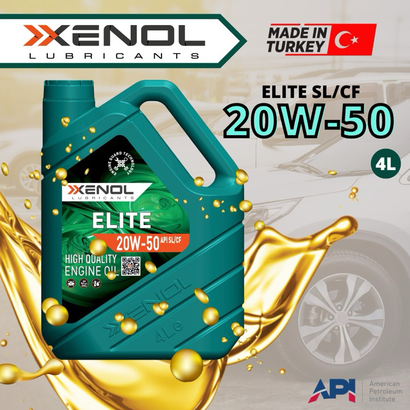 XENOL 20W50 SL/CF ENGINE OIL 4L | Shopee Malaysia