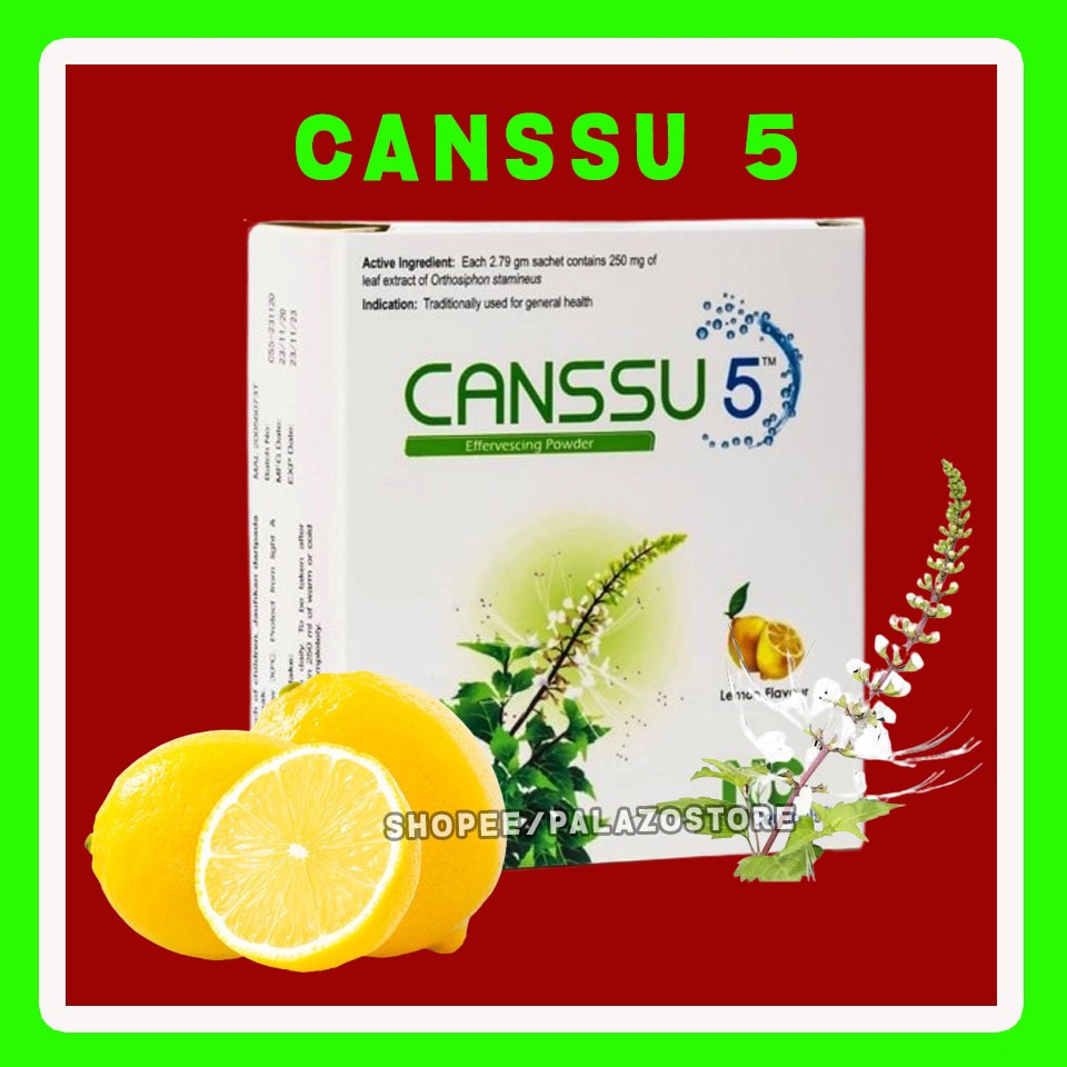 [ CANSSU 5 ] 100% EXTRAK DAUN MISAI KUCING - 15 SACHET | Shopee Malaysia