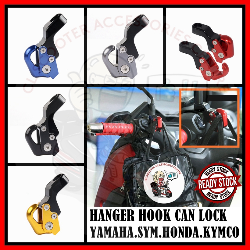 Honda Side Mirror Hook Helmet YAMAHA XMAX Modenas Elegan 250 EX NVX ...