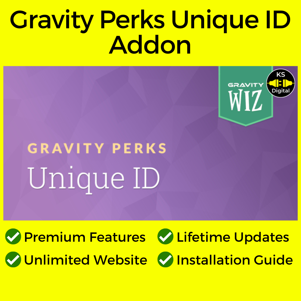 [Latest] Gravity Perks - Unique ID Addon WordPress Plugin (Free Updates ...