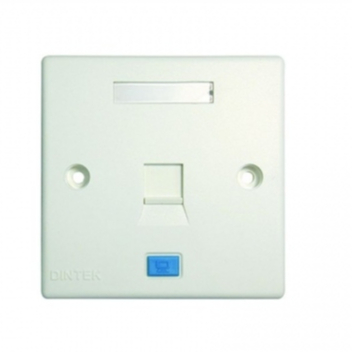 [Ready Stock] Dintek Faceplate/Angle Type Faceplate/Curva type/Surface ...