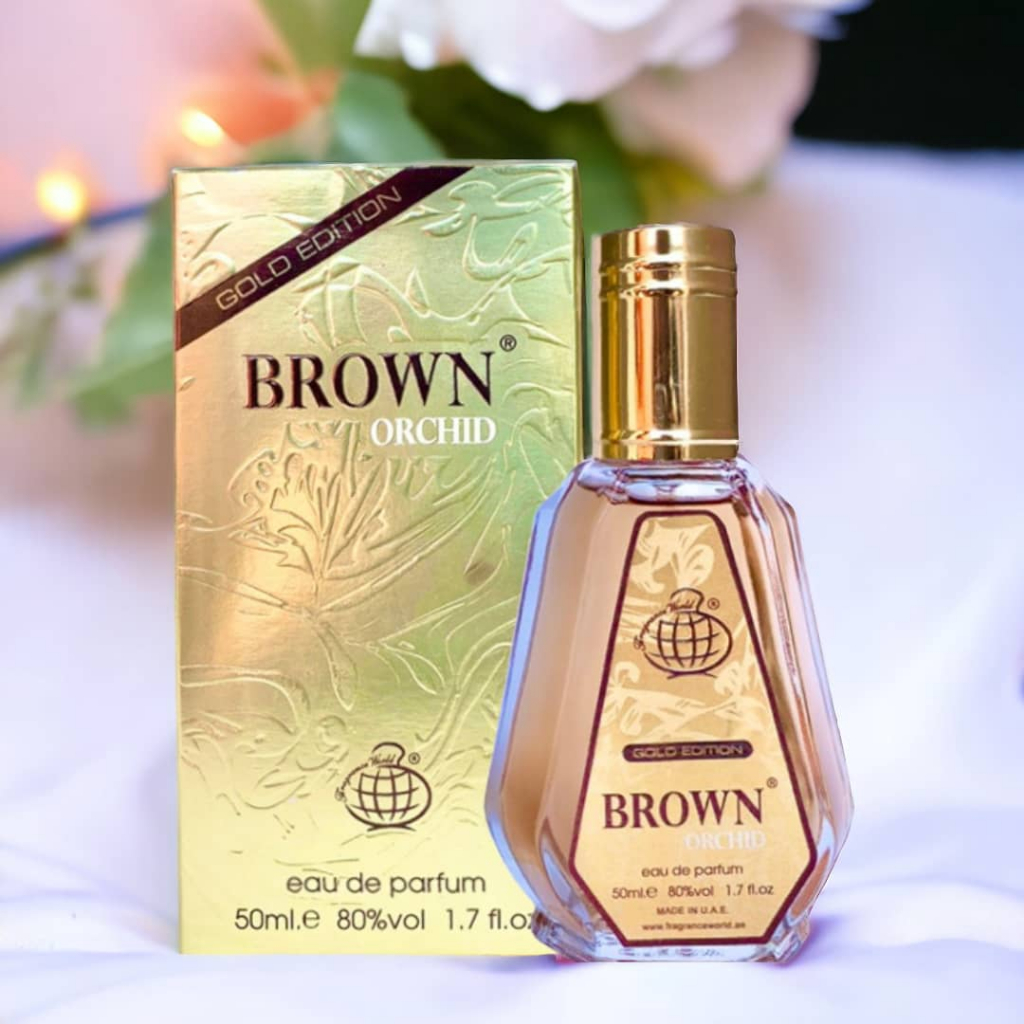 Brown Orchid Gold Edition 50ml Perfume By Fragrance World - Ready Stock ...