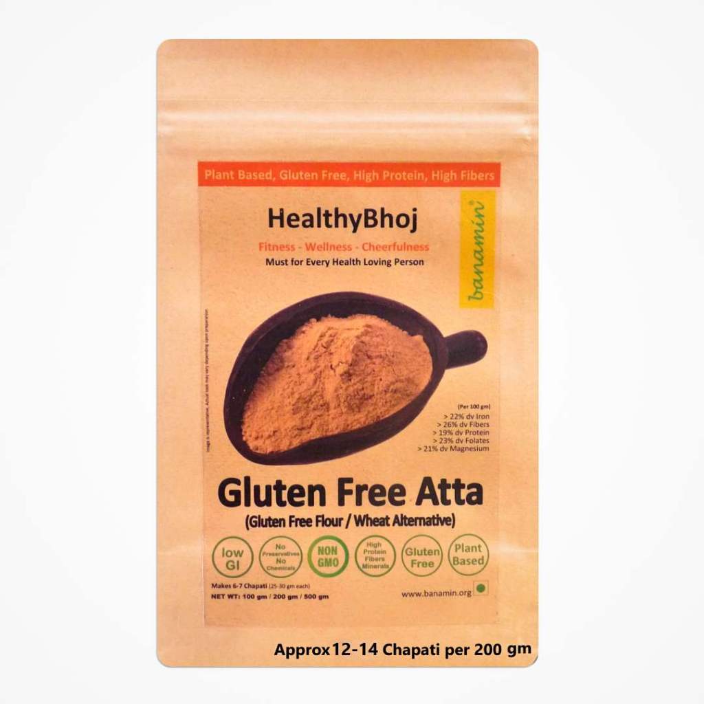 BANAMIN GLUTEN-FREE HEALTHY ATTA MIX 200 GMS (Tepung Atta Tanpa Gluten ...