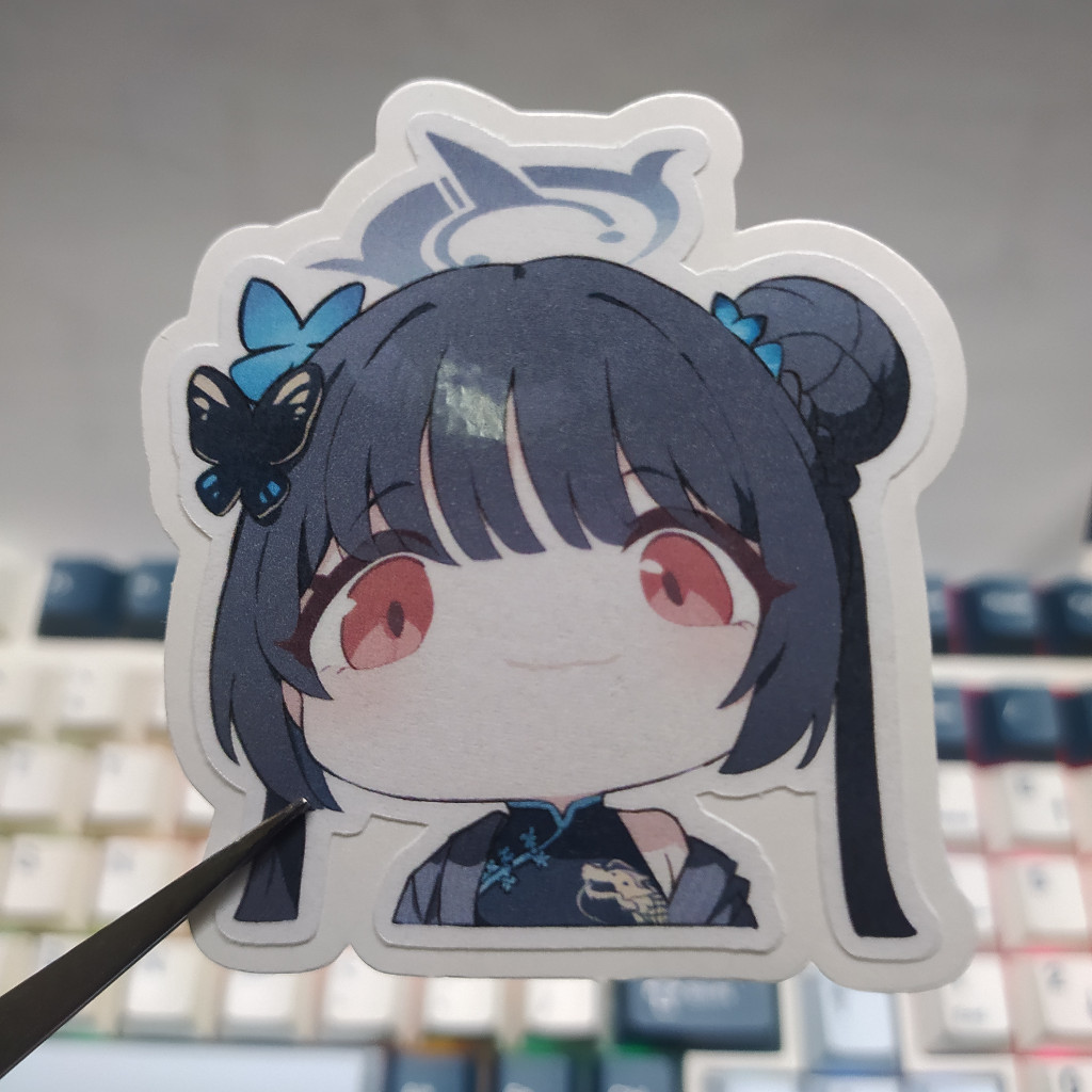 Blue Archive Meme Stickers ( Laminated ) - Wide Face Series - Anime ...