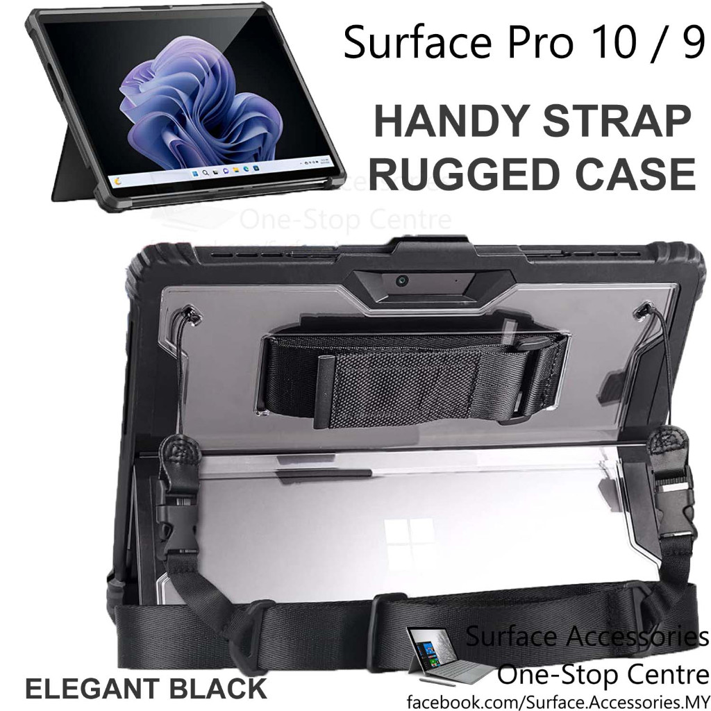 Microsoft Surface Pro 10 Rugged Casing with Strap Surface Pro 9 Rugged ...