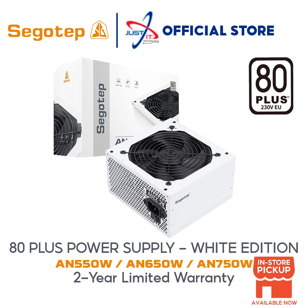 SEGOTEP AN SERIES AN650W (650W) / AN750W (750W) 80 PLUS STANDARD WHITE ...