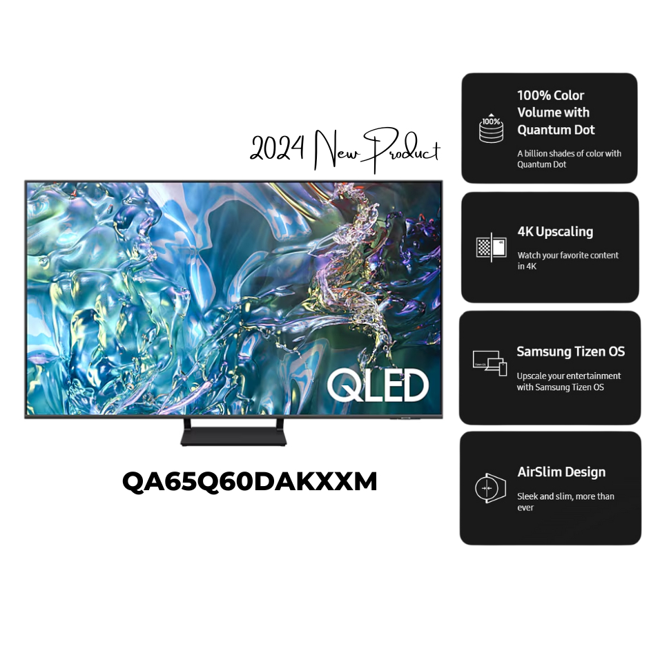 Samsung 65" QLED Q60D 4K Smart TV Quantum HDR Smart TV Samsung Q60D ...