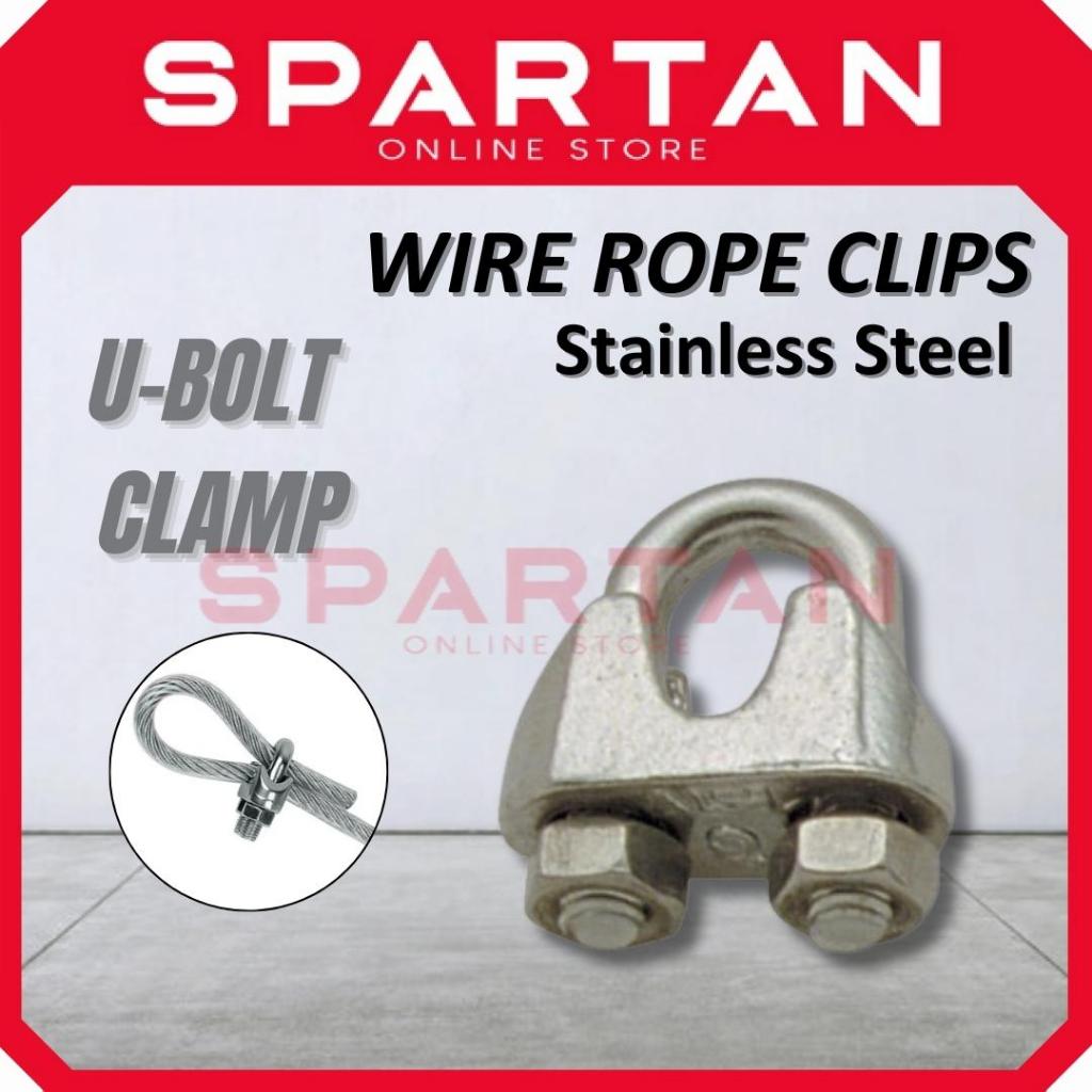 Wire Rope Clips (MC) 1pc - 3/8" 10MM / 1/2" 13MM / 5/16" 8MM / 1/4" 6MM ...