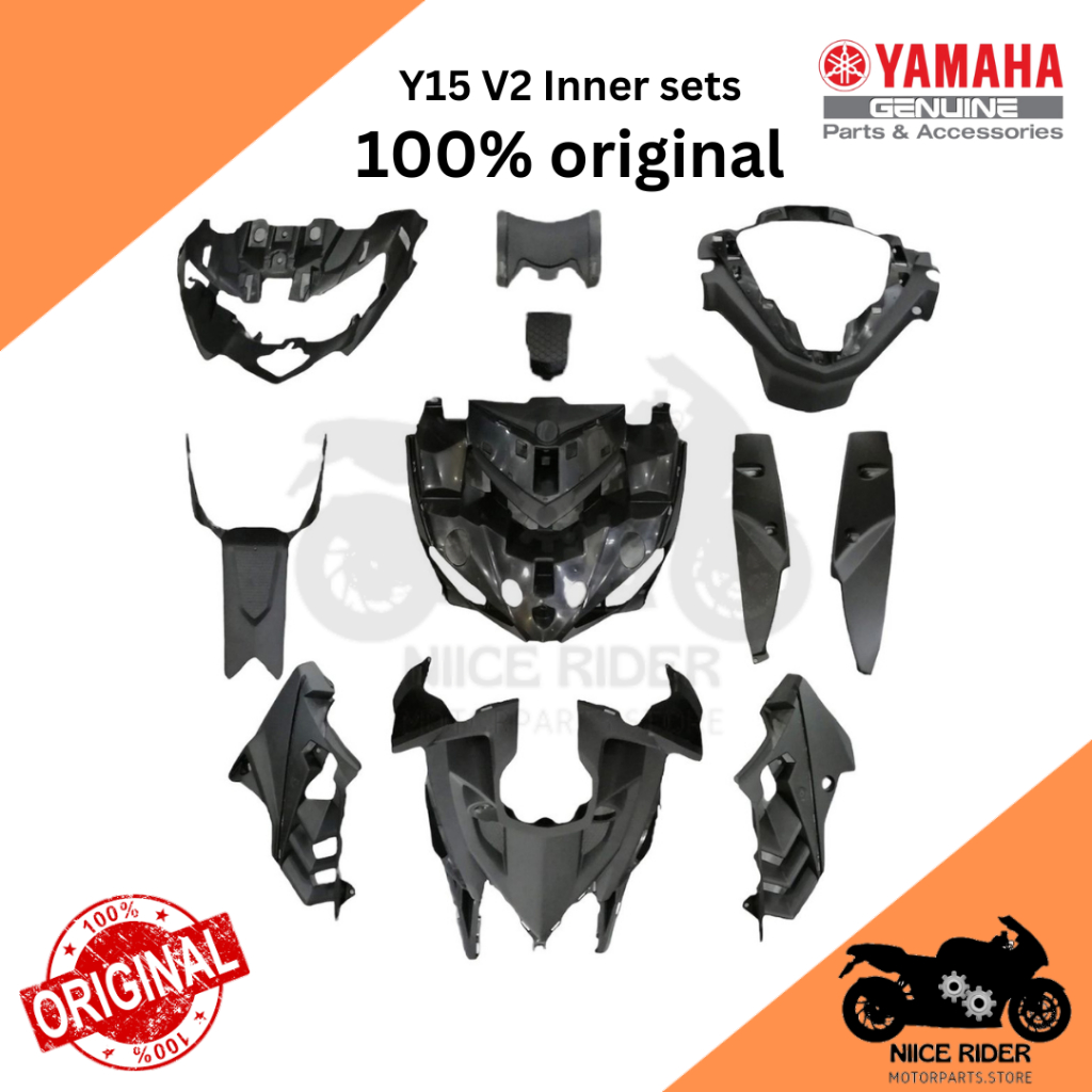 Yamaha Y15 V2 Inner Sets 100% original cover B17-F8400-10-KT | Shopee ...