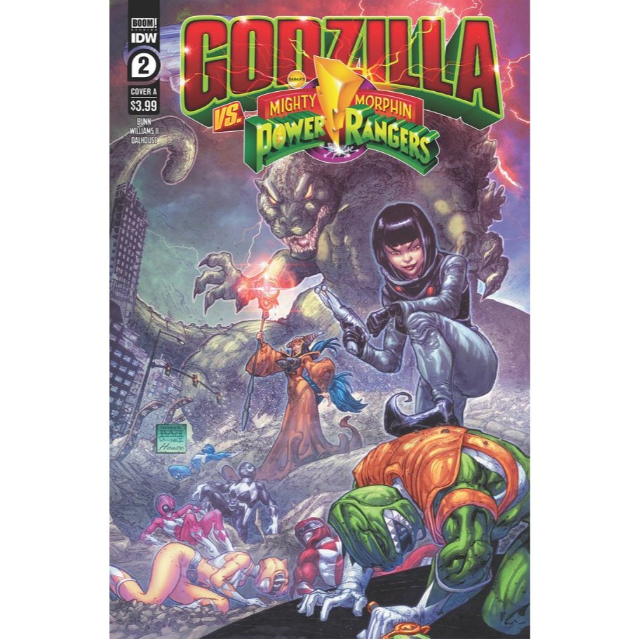 Godzilla vs. the Mighty Morphin Power Rangers II - COMPLETE SET - BOOM ...