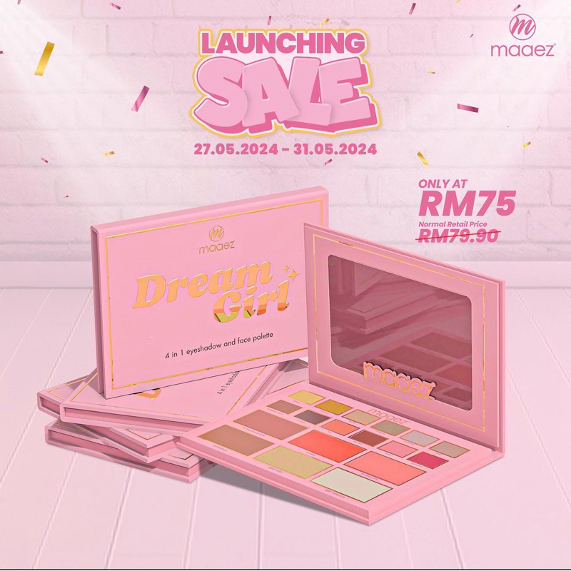 MAAEZ 2 IN 1 EYESHADOW & BLUSH PALLETE / 4 IN 1 EYESHADOW & FACE ...