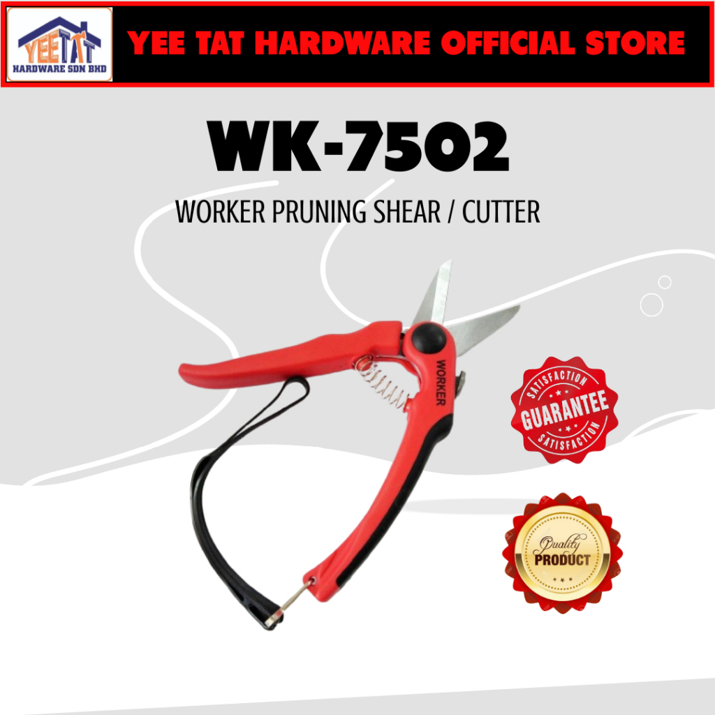 [ WORKER ] WK-7502 PRUNING SHEAR/ CUTTER | Shopee Malaysia