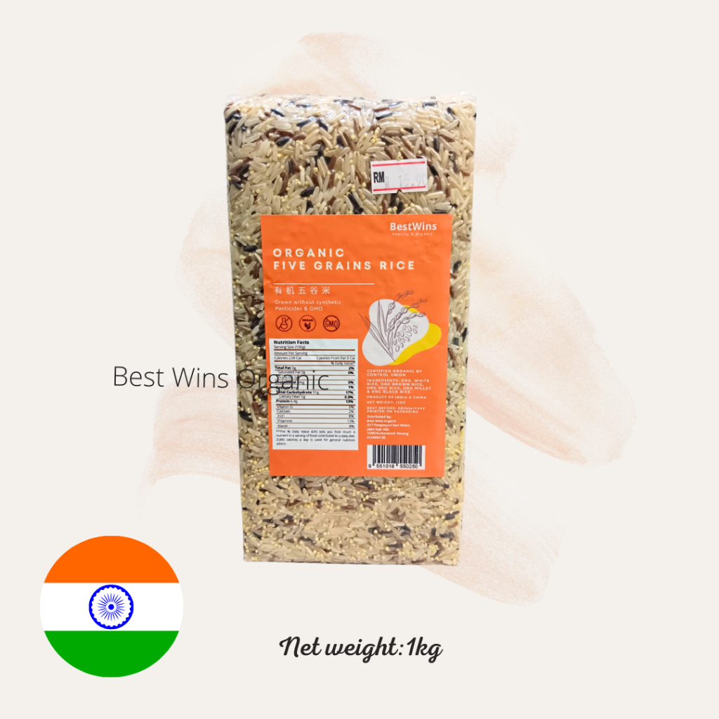 Organic Five Grains Rice 1KG 五谷米 | Shopee Malaysia