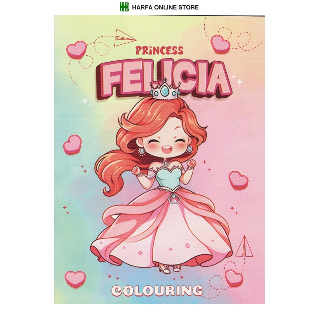 BUKU MEWARNA KANAK-KANAK : PRINCESS FELICIA | Shopee Malaysia
