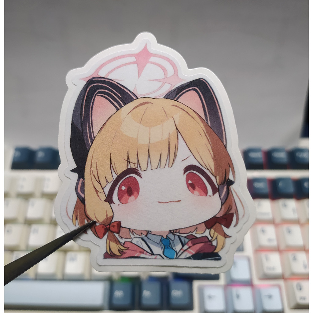 Momoi - Blue Archive Meme Stickers ( Laminated ) | Shopee Malaysia
