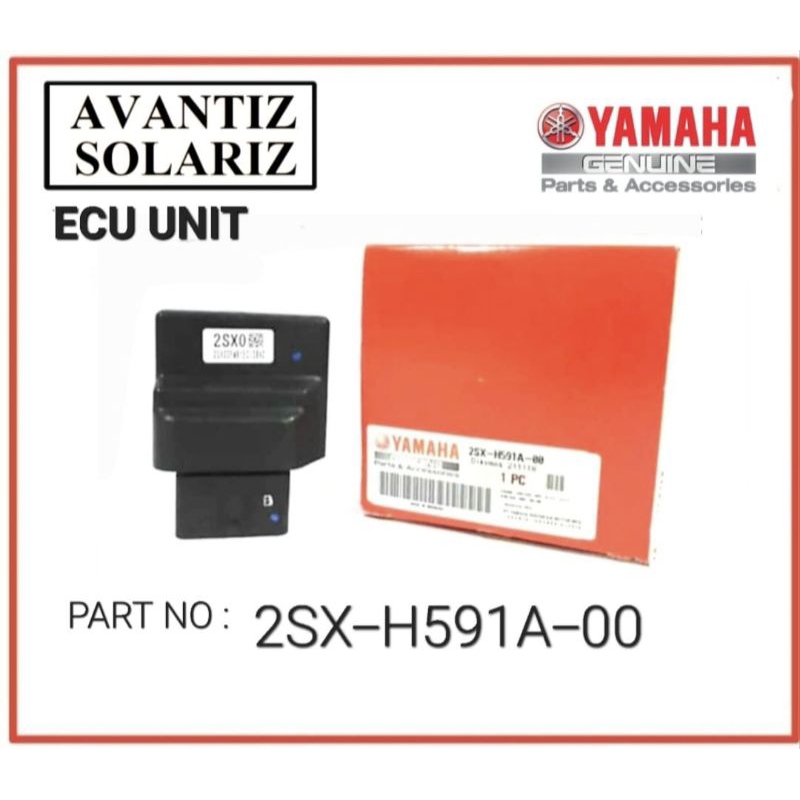 YAMAHA EGO AVANTIZ/EGO SOLARIZ ECU ORIGINAL 100 %HLY 2SX-H591A-00 ...
