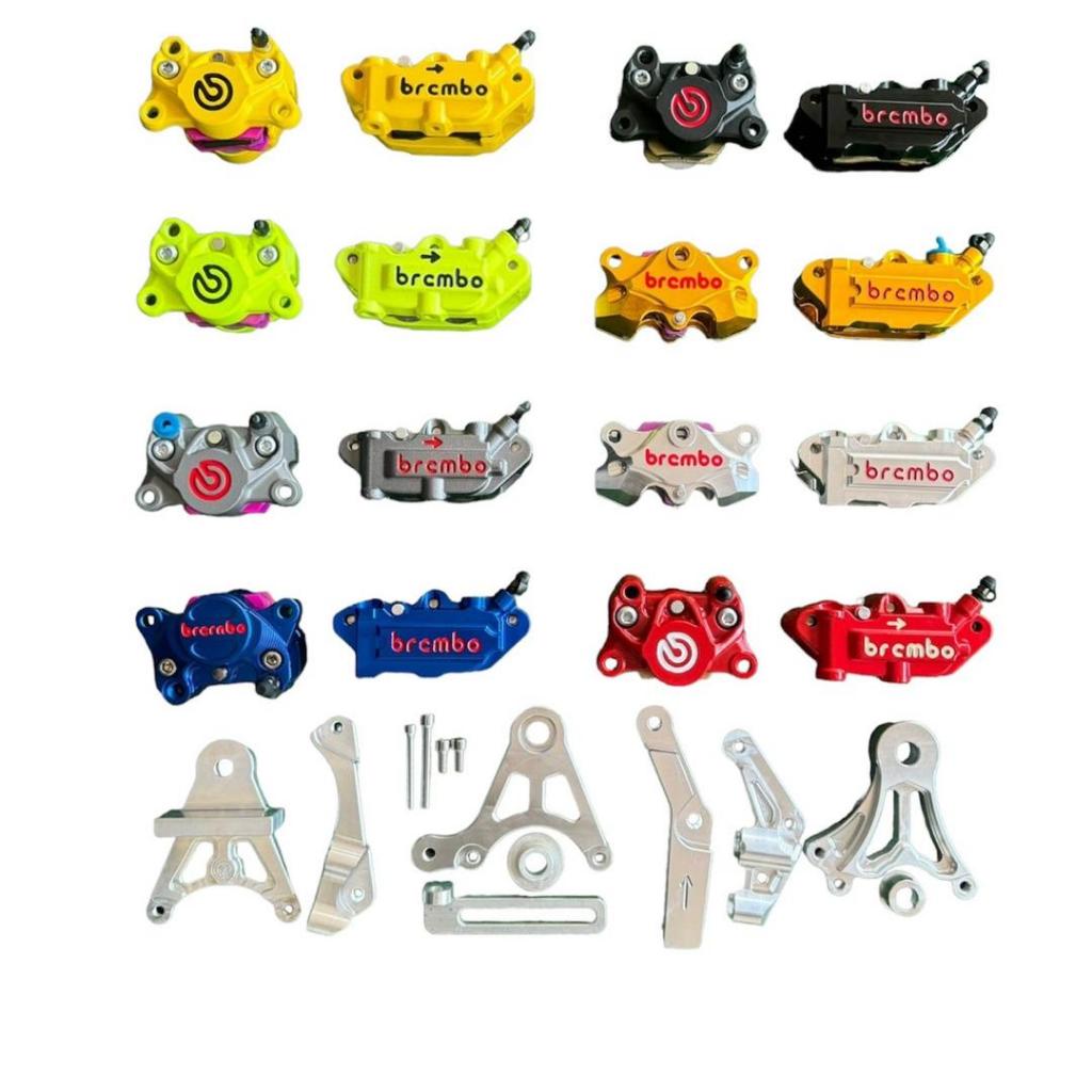 CALIPER CNC COMBO SET FRONT 4 POT & REAR P34 2POT Y15Z ZX150 RR VARIO ...