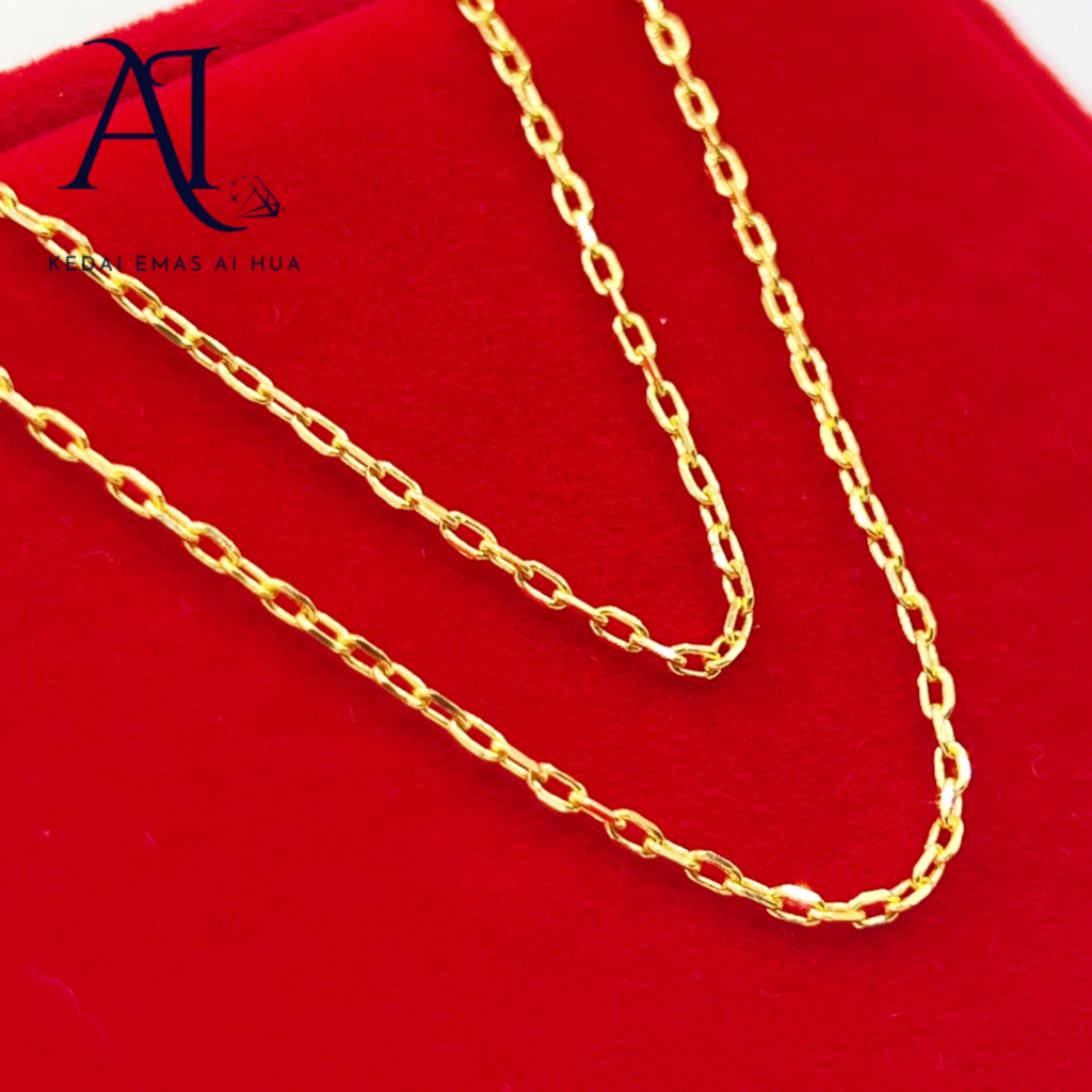 AIHUA Rantai Leher Sauh Emas 916 Tulen Rantai Leher Sauh Emas 916 ...