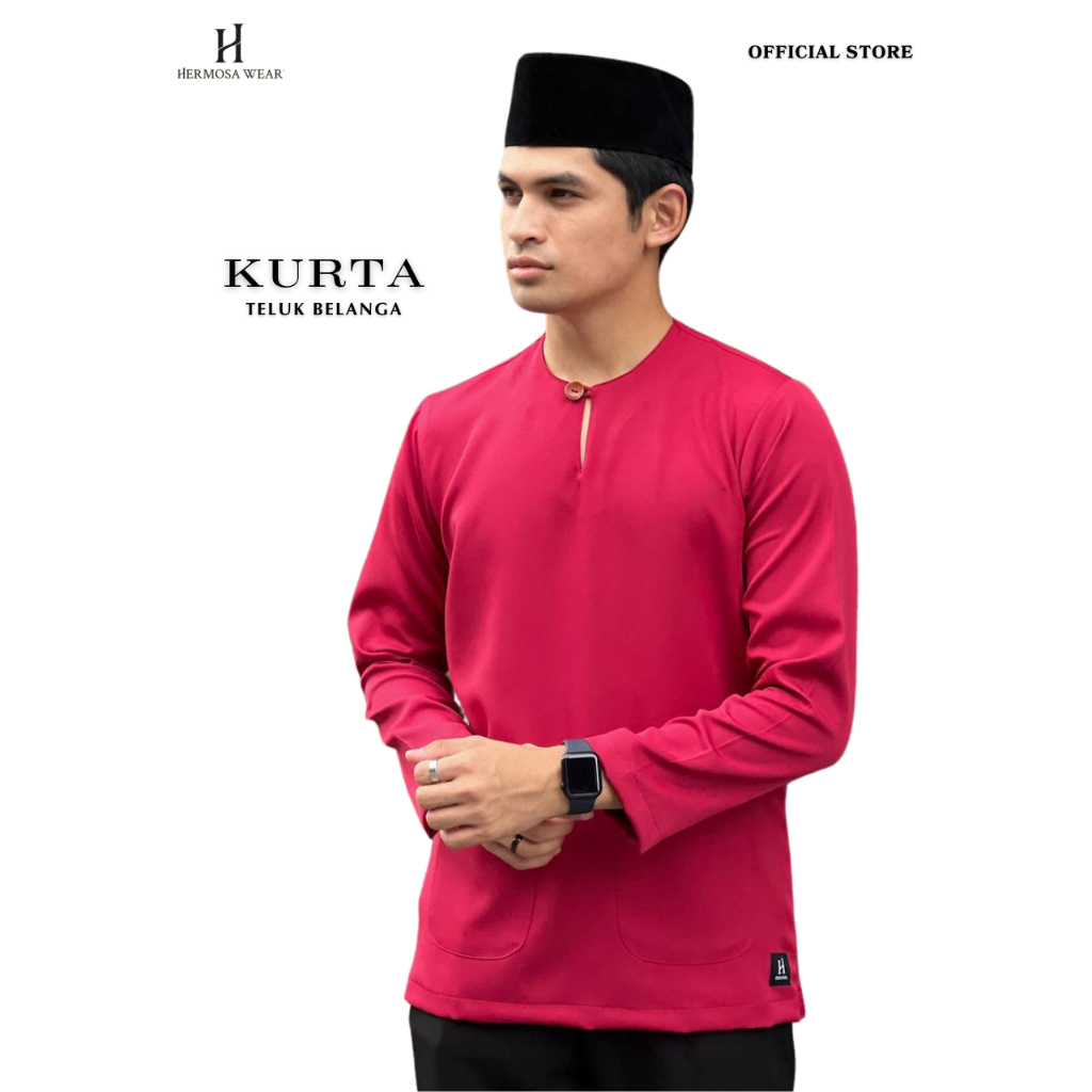 Kurta Teluk Belanga Hermosa Raya 2024 Kurta Klasik | Shopee Malaysia