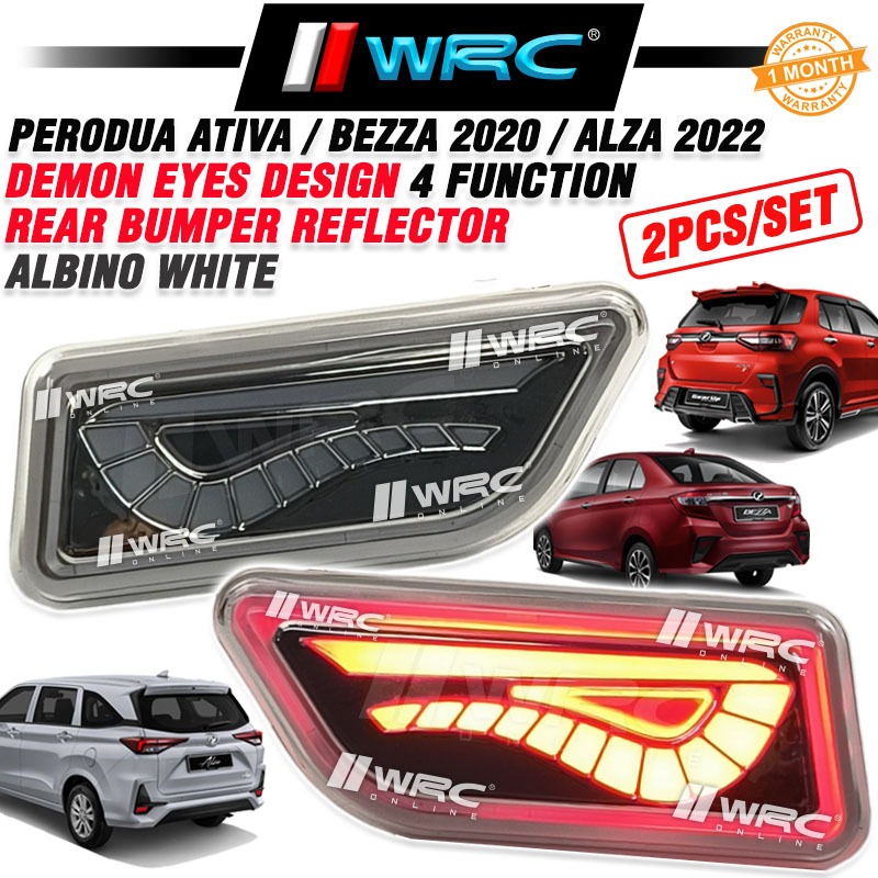 DTK Perodua Ativa / Bezza 2020 - 2024 / Alza 2022 - 2024 Demon Eyes Design 4 Function Rear ...