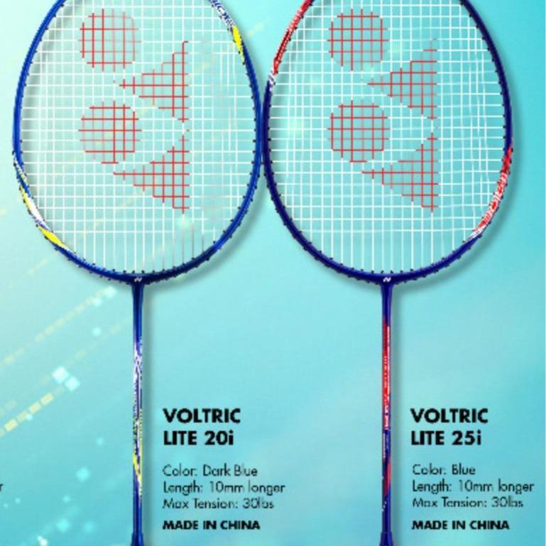 YONEXC VOLTRIC LITE 20i & 25i (FREE STRING + 7C GRIP)(UNSTRUNG ...