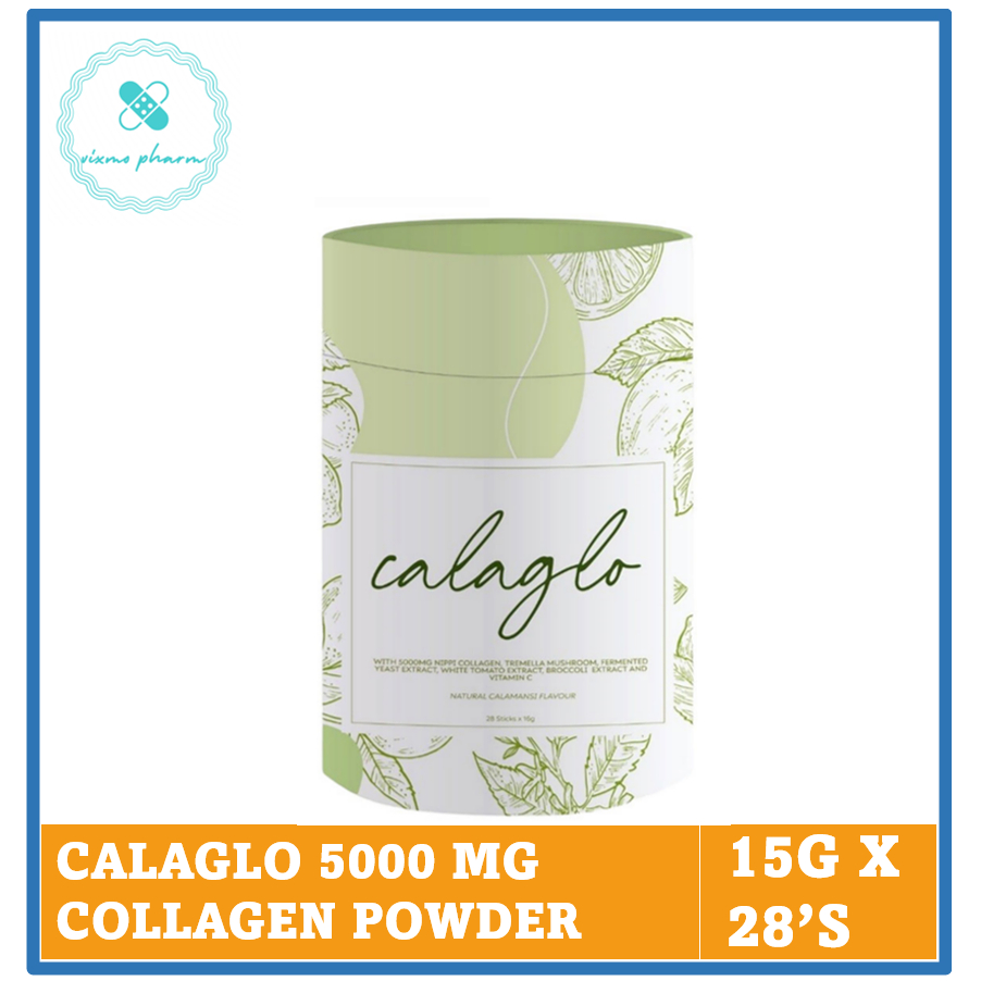 CALAGLO 6 IN 1 BEAUTY DRINK FORMULATION WITH 5000mg Nippi Collagen (15G ...