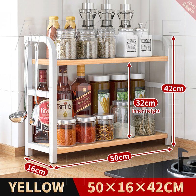Kitchen Rak Rempah Spice Rack Dapur Kitchen Storage Rack Serbaguna ...