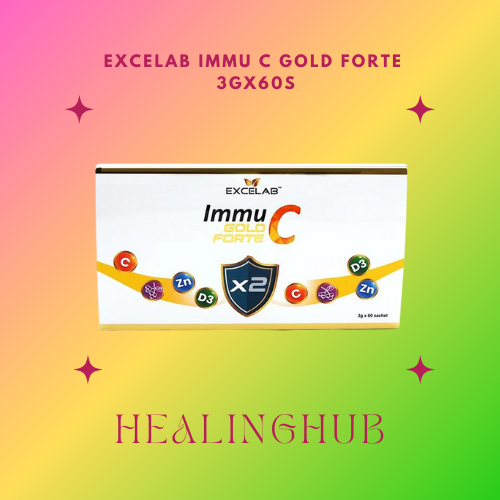 EXCELAB IMMU C GOLD FORTE 3GX60S IMMUNE BOOSTER | Shopee Malaysia