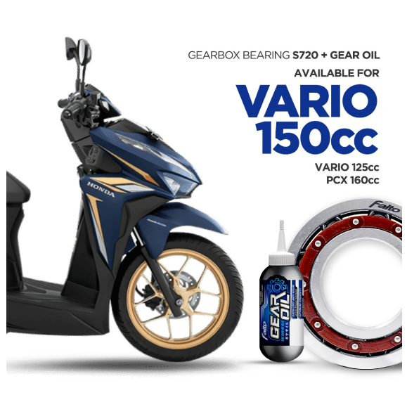 VARIO 150 / PCX 150 / VARIO 125 FAITO S720 GEAR BOX BEARING SET + 120ML ...