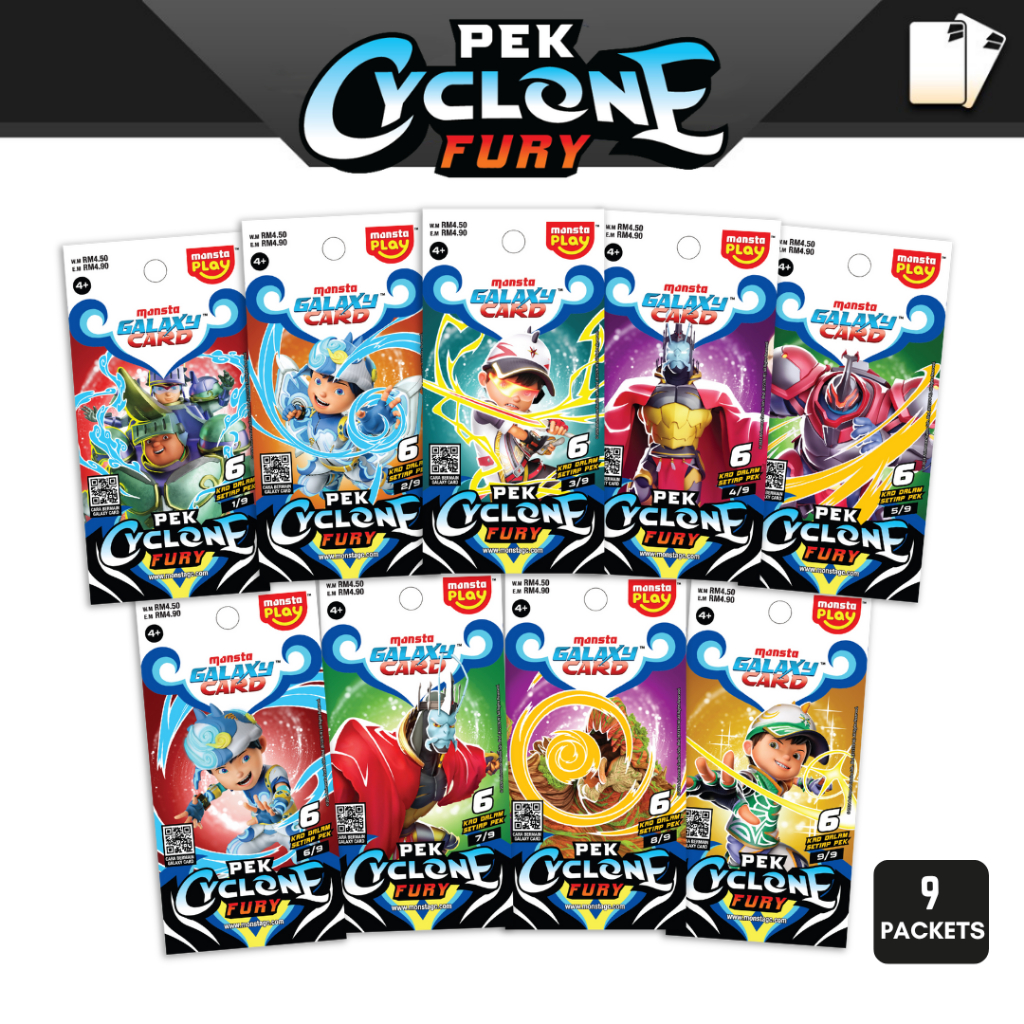 Pek Cyclone Fury - MONSTA Galaxy Card Set (54 KAD) Cards Games | Shopee ...