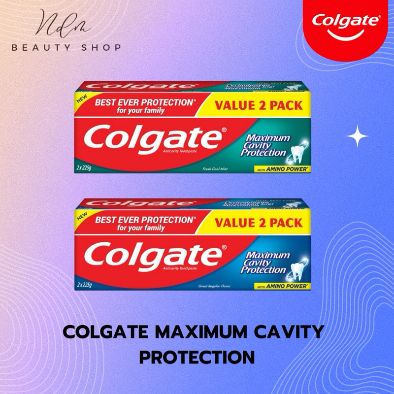 Colgate Max Cavity Protect Toothpaste (2 x 225g) | Shopee Malaysia