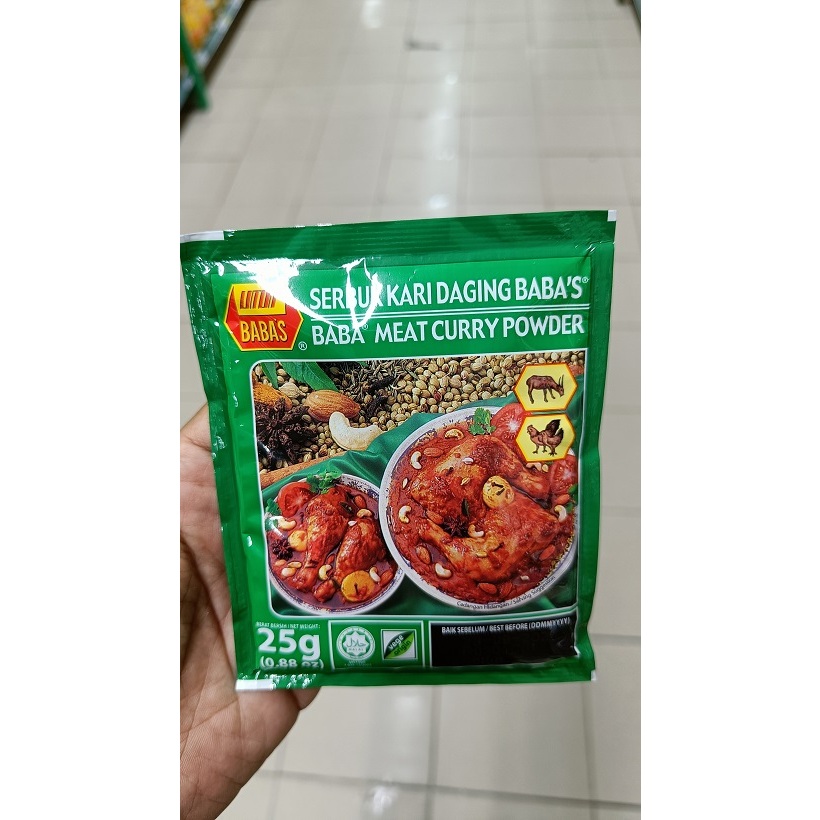 BABA'S Serbuk Kari Daging (Biasa) | Shopee Malaysia