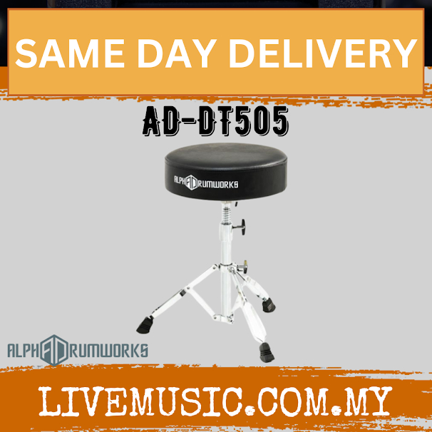 Alpha Drumworks AD-DT505 Drum Throne ( ADDT505 DT505 ) | Shopee Malaysia