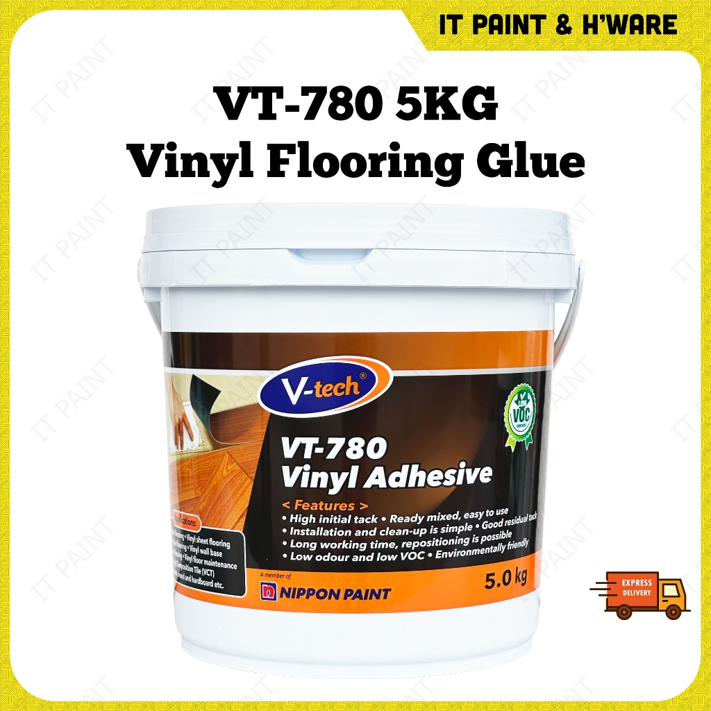 5KG VT-780 V-Tech Vinyl Adhesive Gam Lantai Vinyl Flooring Glue Gam ...