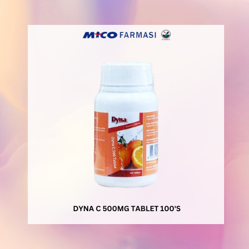 DYNA VITAMIN C 500MG TABLET 100'S - [EXP: 10/2025] | Shopee Malaysia