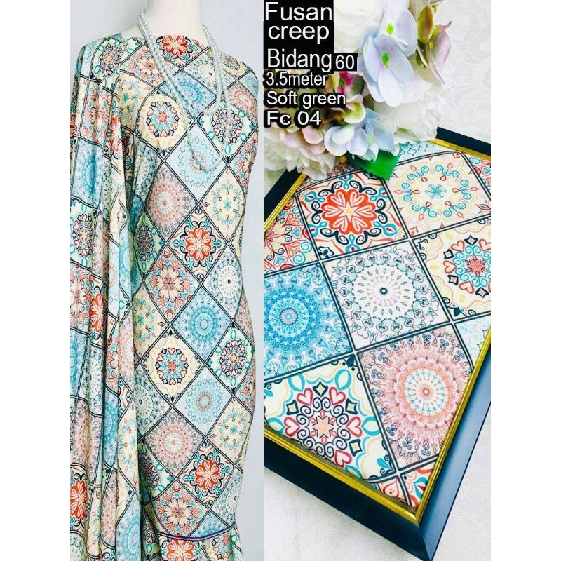 Kain Terbaru 2024 FUSAN CREPE | Shopee Malaysia