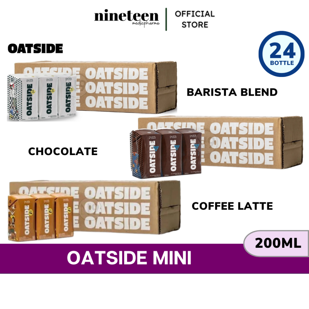 [CARTON] OATSIDE Oat Milk Pocket Pack Mini Size Oatmilk (Barista Blend ...