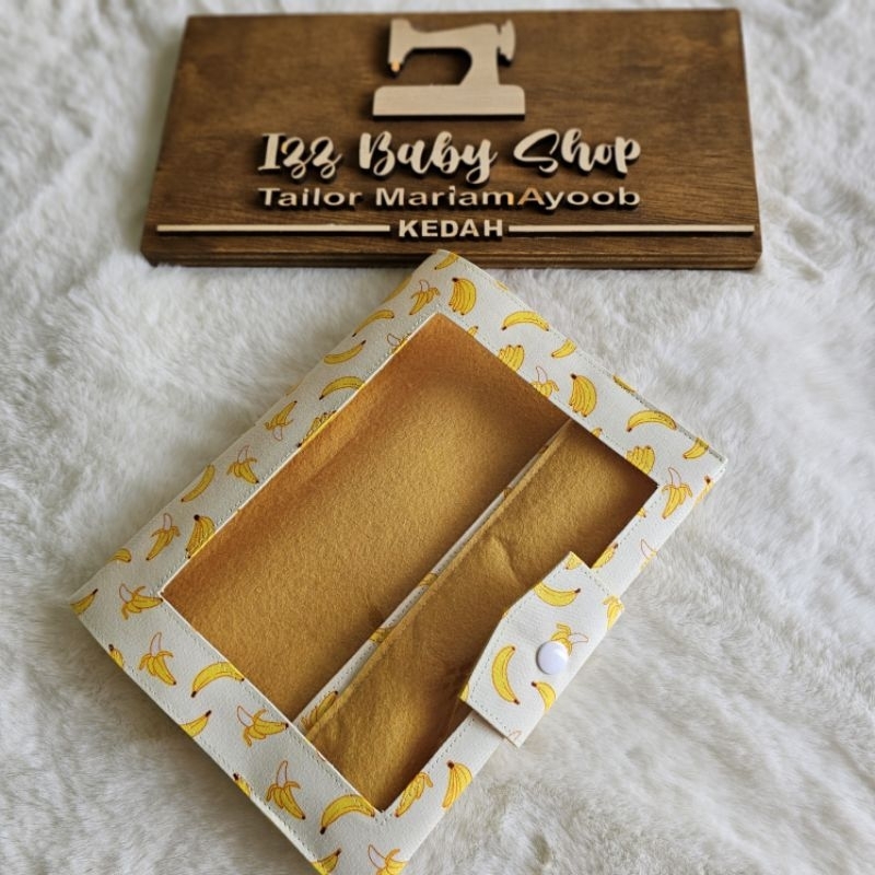 NEW CORAK PISANG 🍌🍌🍌cover buku mengandung pink/ buku kesihatan ibu dan ...