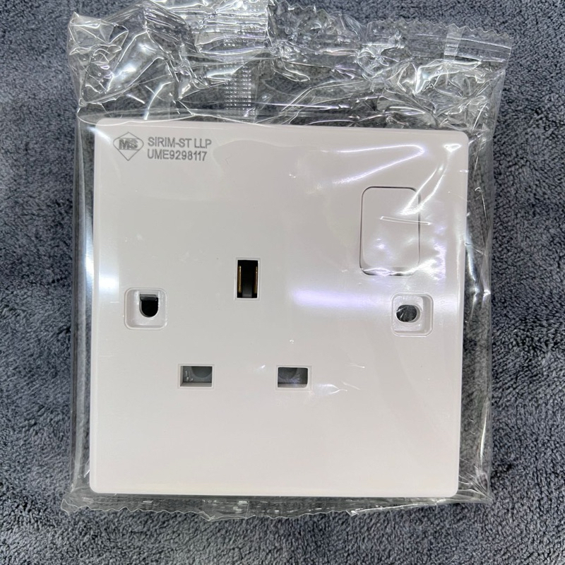 UMS 13A SWITCH SOCKET OUTLET / WALL SOCKET SWITCHES SIRIM APPROVED ...