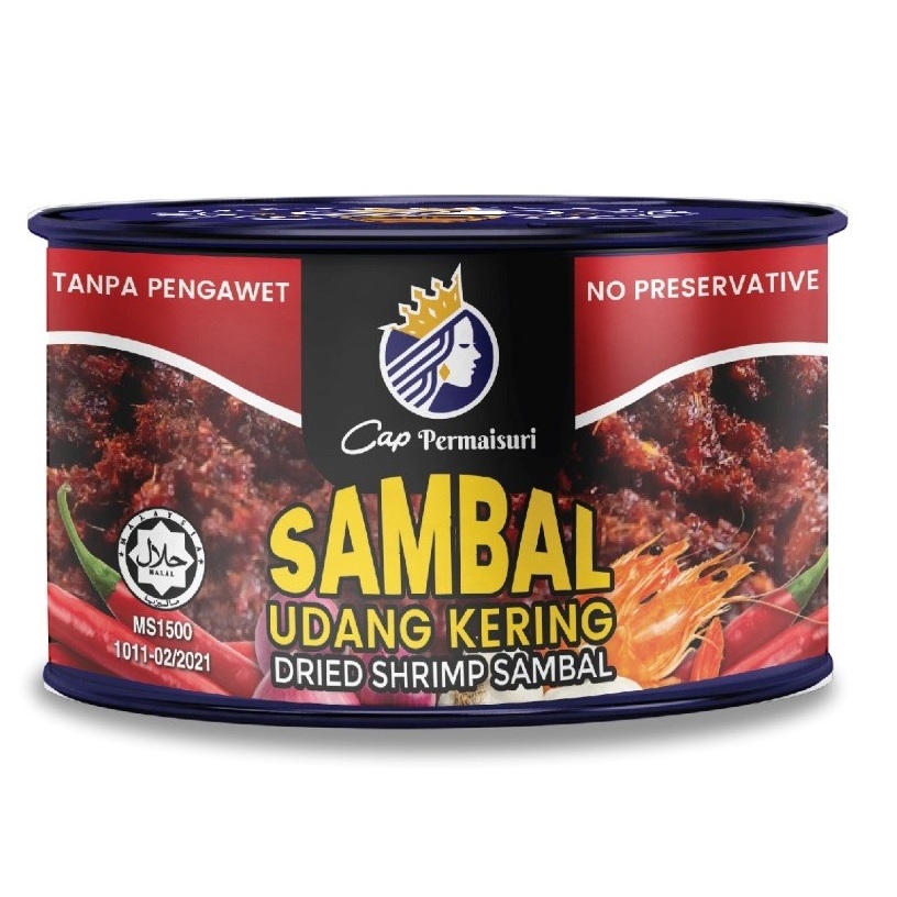 [HALAL] Cap Permaisuri Sambal Udang Kering/ Dried Shrimp Sambal/ 女王牌虾米 ...