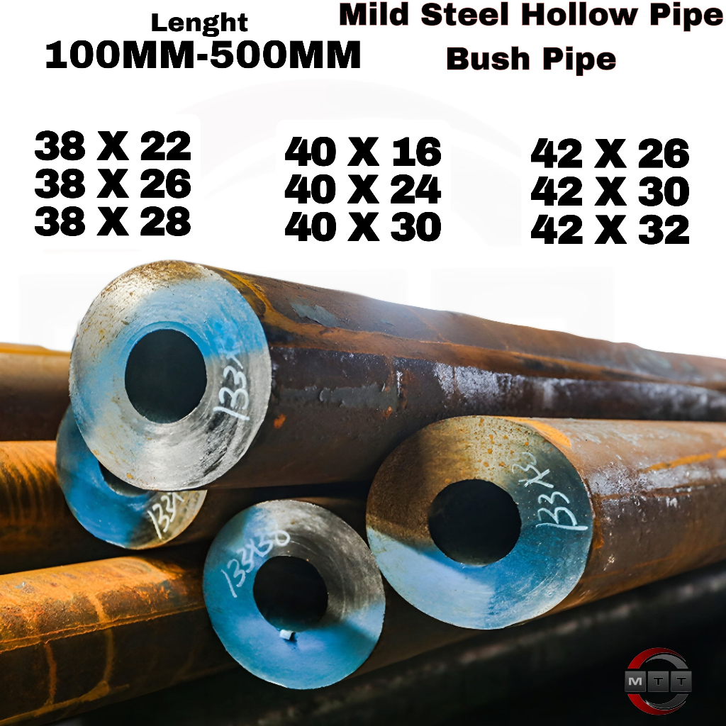 HOLLOW PIPE THICK PIPE MILD STEEL MS BUSH PIPE TEBAL BUSH BUSHING 38MM ...