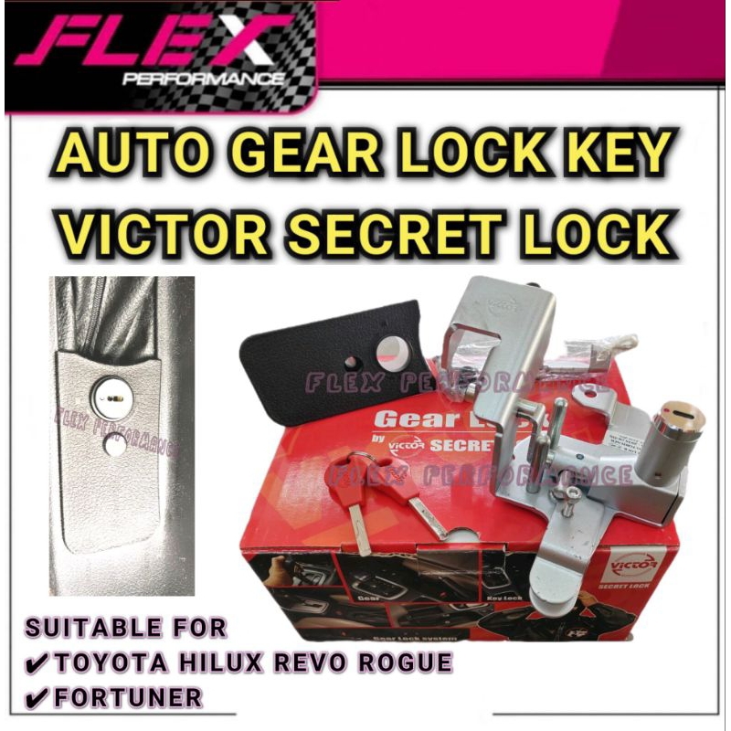 TOYOTA HILUX REVO ROGUE FORTUNER AUTO GEAR LOCK KEY VICTOR SECRET LOCK ...