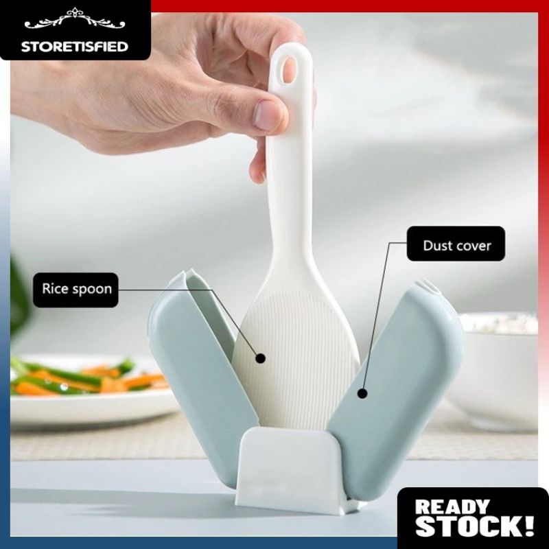 PEMEGANG SENDUK | Tempat Letak Senduk Nasi | Rak Senduk Bertutup ...